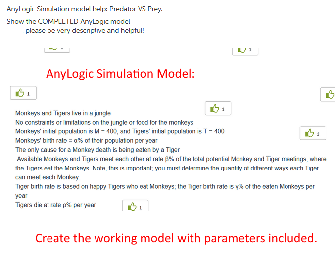 Sweet Vishnu! AnyLogic Simulation model help: | Chegg.com