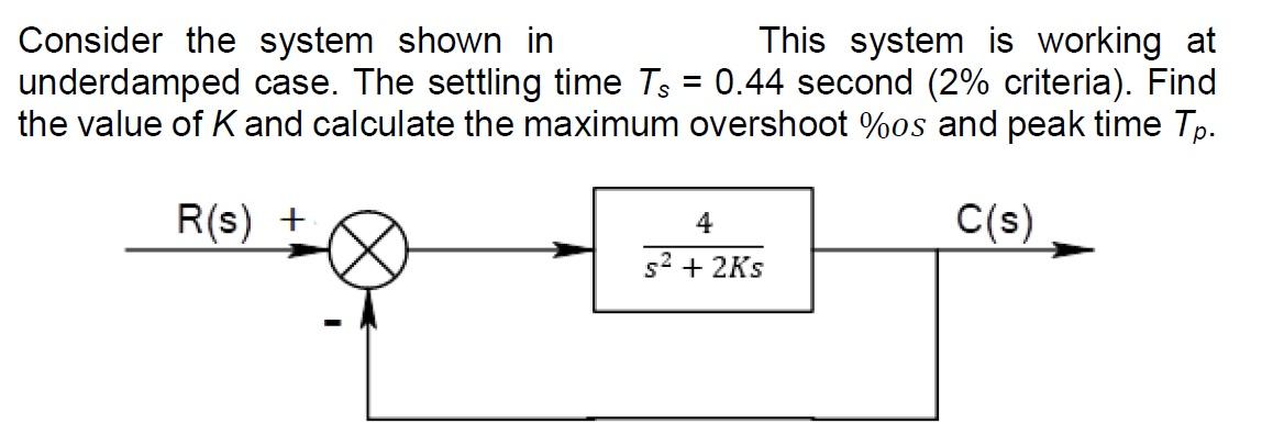 Solved Consider the system shown in This system is working | Chegg.com