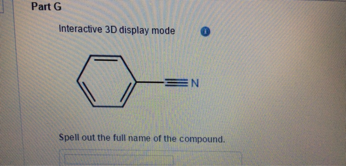 Solved Part G Interactive 3D display mode 0 EESEEN Spell out | Chegg.com