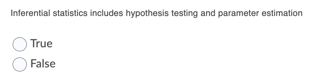 Solved Inferential statistics includes hypothesis testing | Chegg.com Solved Inferential statistics includes hypothesis testing | Chegg.com