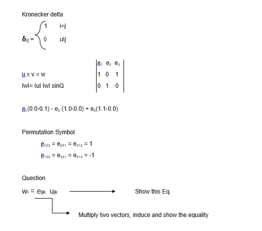 Solved Kronecker delta δij={10i=ji =j | Chegg.com