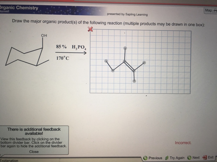 Solved Draw the major organic product(s) of the following | Chegg.com