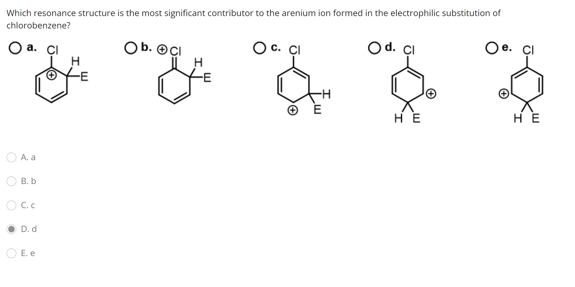 Solved Which resonance structure is the most significant | Chegg.com