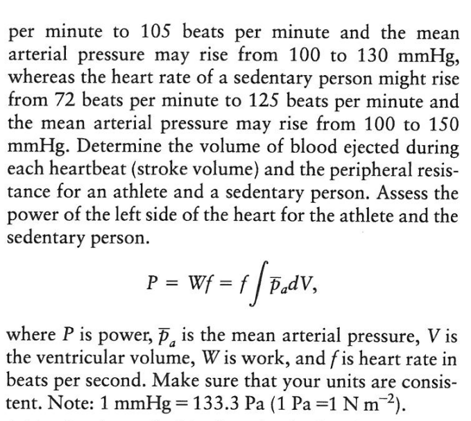 Solved 1.11 During exercise, the cardiac output can rise to | Chegg.com