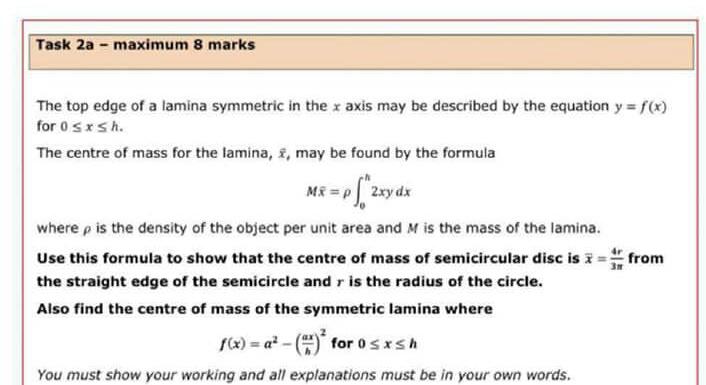 Solved Task 2b - maximum 16 marks A Wobble is a 2 | Chegg.com