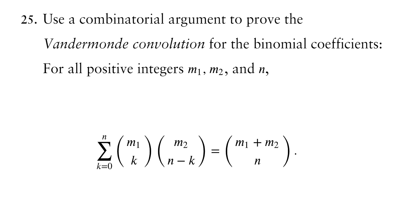 Solved 36. Prove the identity of Exercise 25 using the | Chegg.com