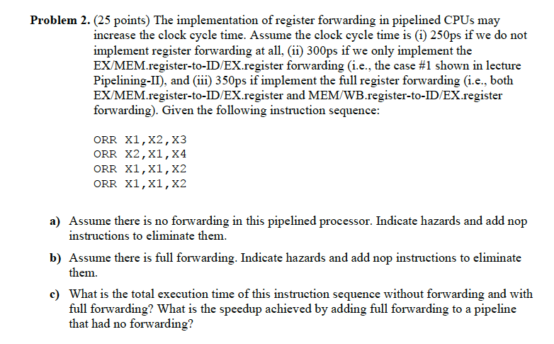 Solved roblem 2. ( 25 points) The implementation of register | Chegg.com