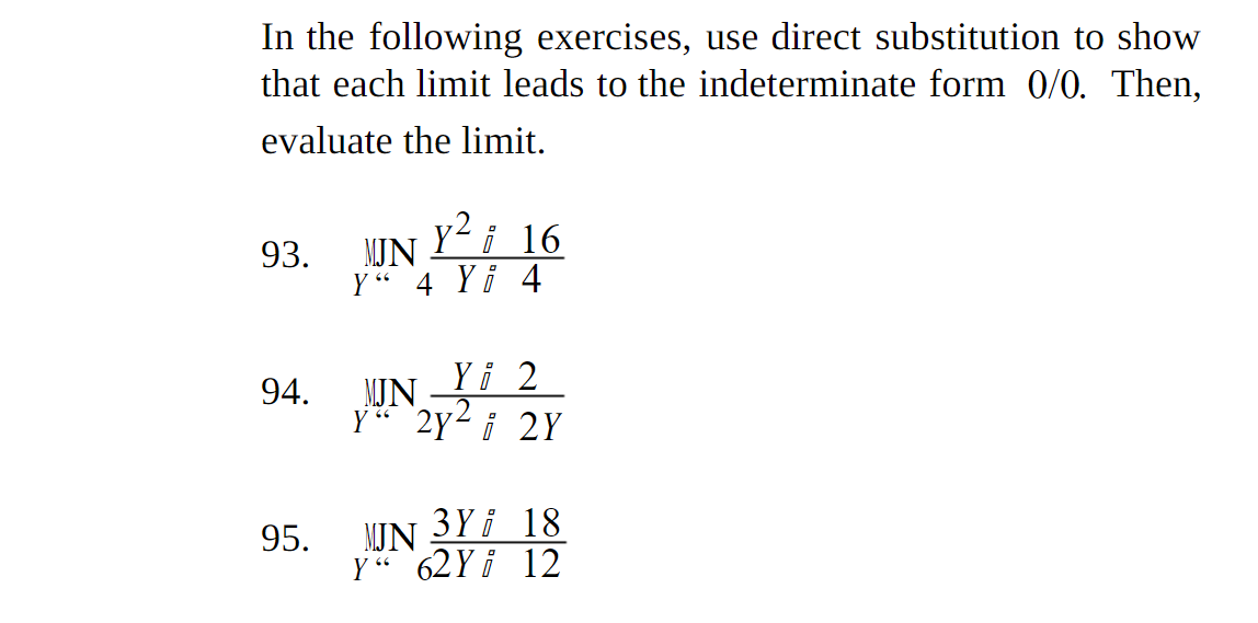 Solved In the following exercises, use direct substitution | Chegg.com