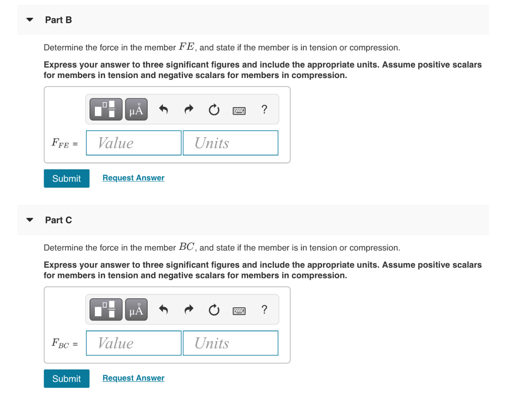 Solved Fundamental Problem 6.7 8 of 44 > A Review Determine | Chegg.com