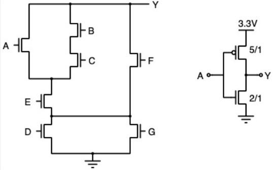 Solved The following diagram schematic shows a pull-down | Chegg.com
