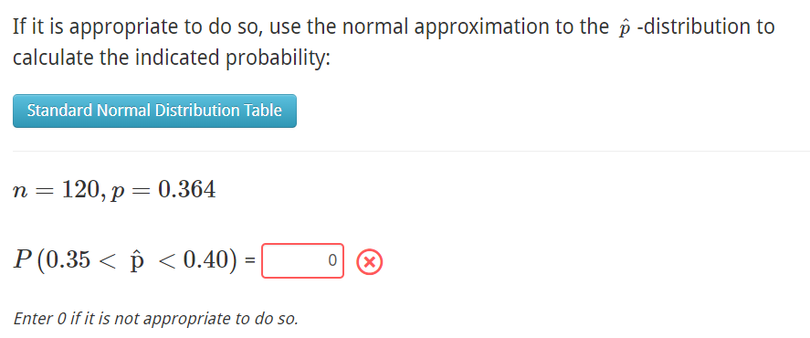Solved If it is appropriate to do so, use the normal | Chegg.com