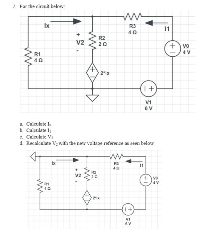 Solved Please only use voltage/current divider, KVL/KCL, | Chegg.com