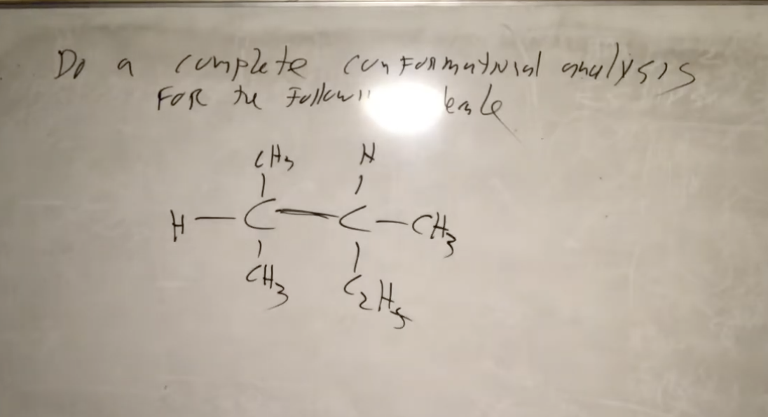 Solved 1- Drawing all the conformations through a 360-degree | Chegg.com