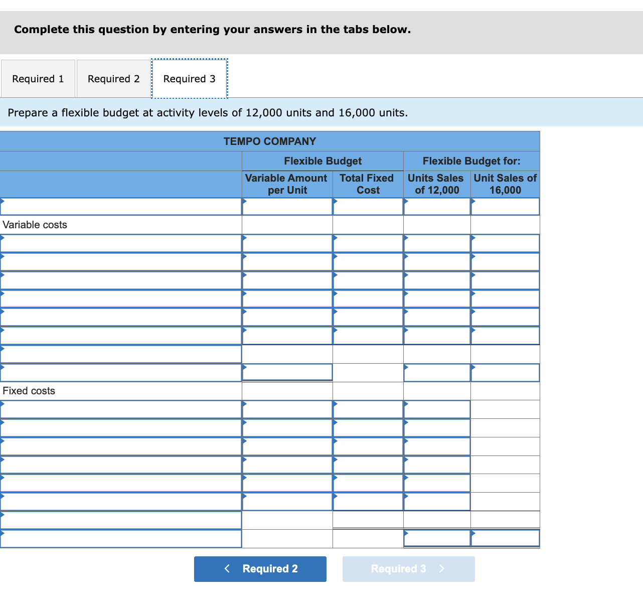 Solved 1. Compute total variable cost per unit. 2. Compute | Chegg.com