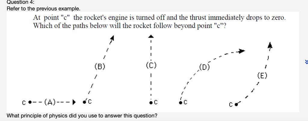 Solved Question 3 A rocket drifts sideways in outer space | Chegg.com