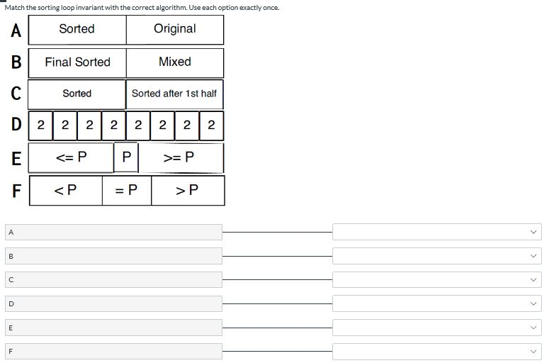 Solved Options are Mergesort bottom up Insertion | Chegg.com