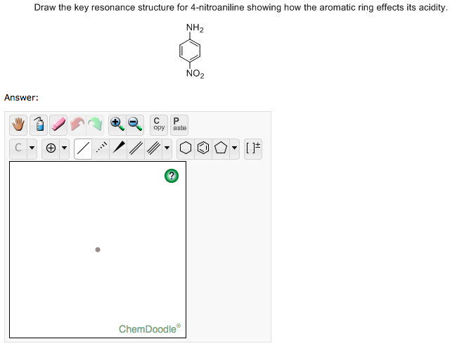 Solved Draw the key resonance structure for 4-nitroaniline | Chegg.com