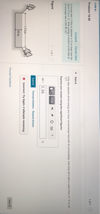 Solved #1 Problem 16.46 ? 1of7 Constants Perodic Table Part | Chegg.com