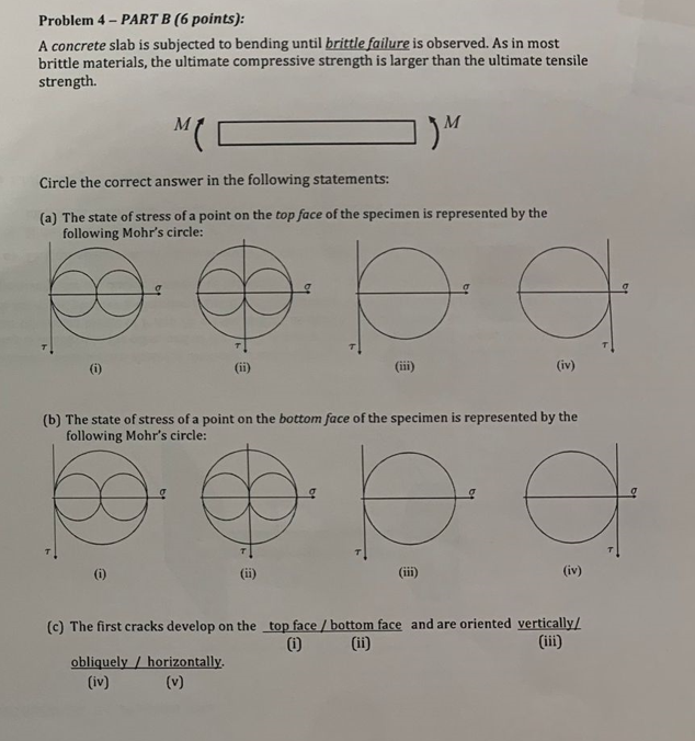 Solved Problem 4-PART B (6 points): A concrete slab is | Chegg.com