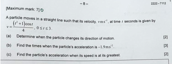 Solved Please show the worked solution for parts b and c at | Chegg.com