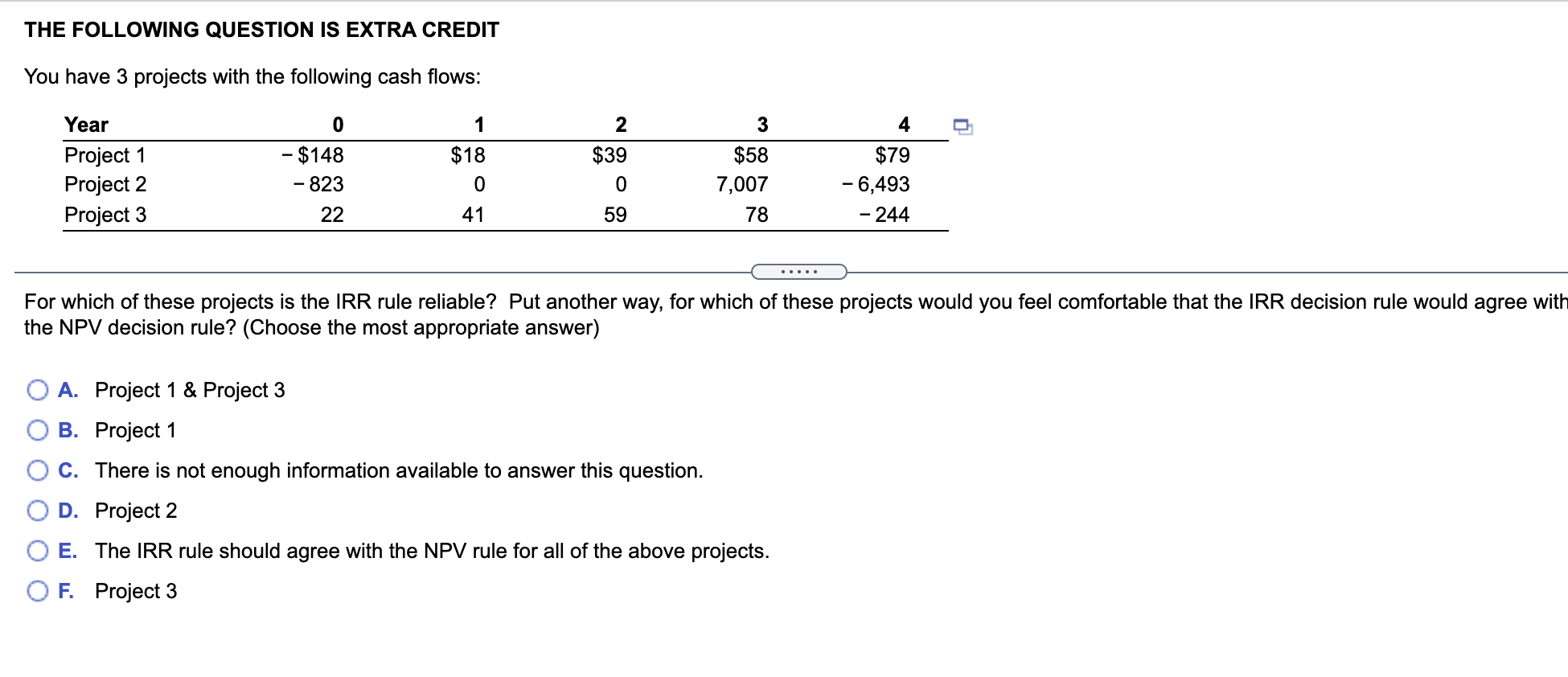 Solved THE FOLLOWING QUESTION IS EXTRA CREDIT You have 3 | Chegg.com Solved THE FOLLOWING QUESTION IS EXTRA CREDIT You have 3 | Chegg.com