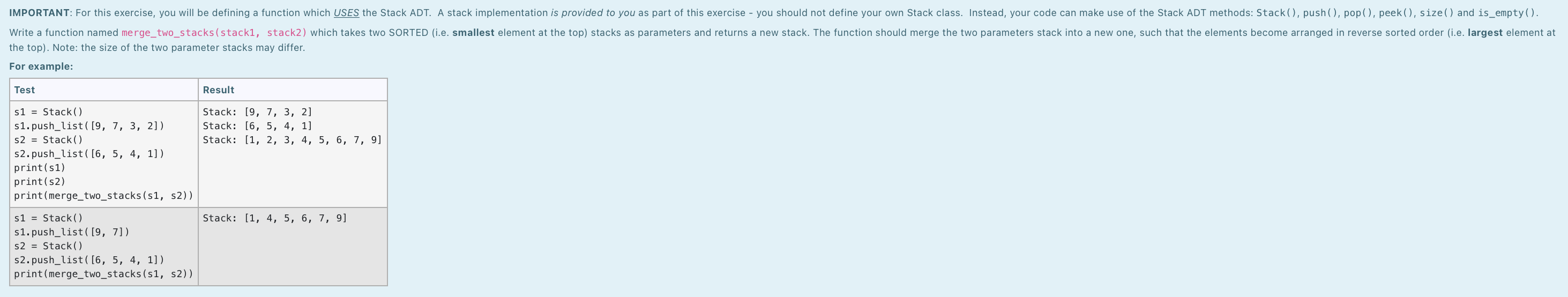 Solved IMPORTANT: For this exercise, you will be defining a | Chegg.com