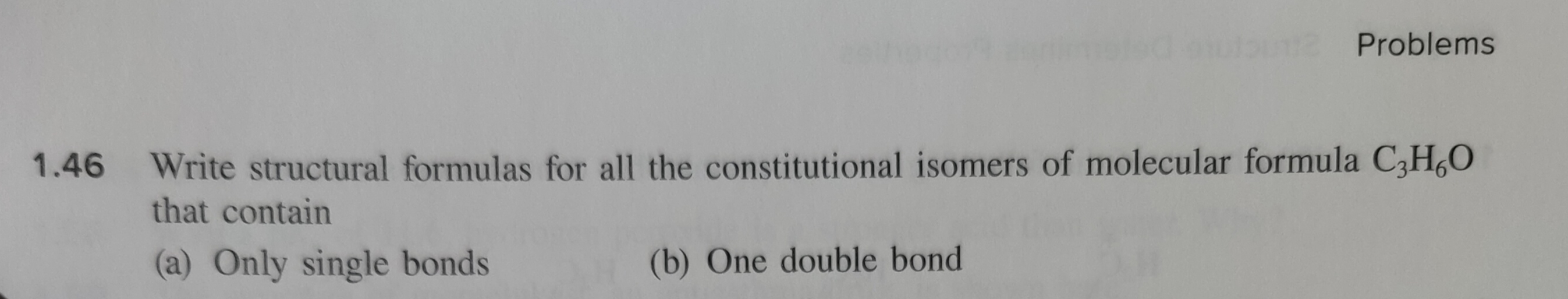 Solved .46 Write structural formulas for all the | Chegg.com