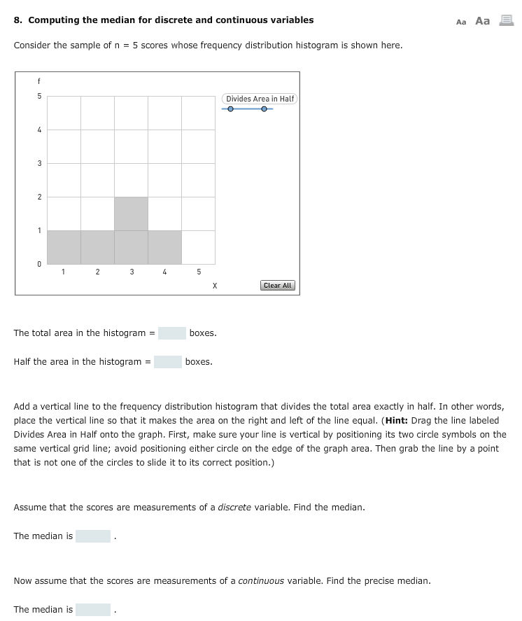Solved 8. Computing the median for discrete and continuous | Chegg.com