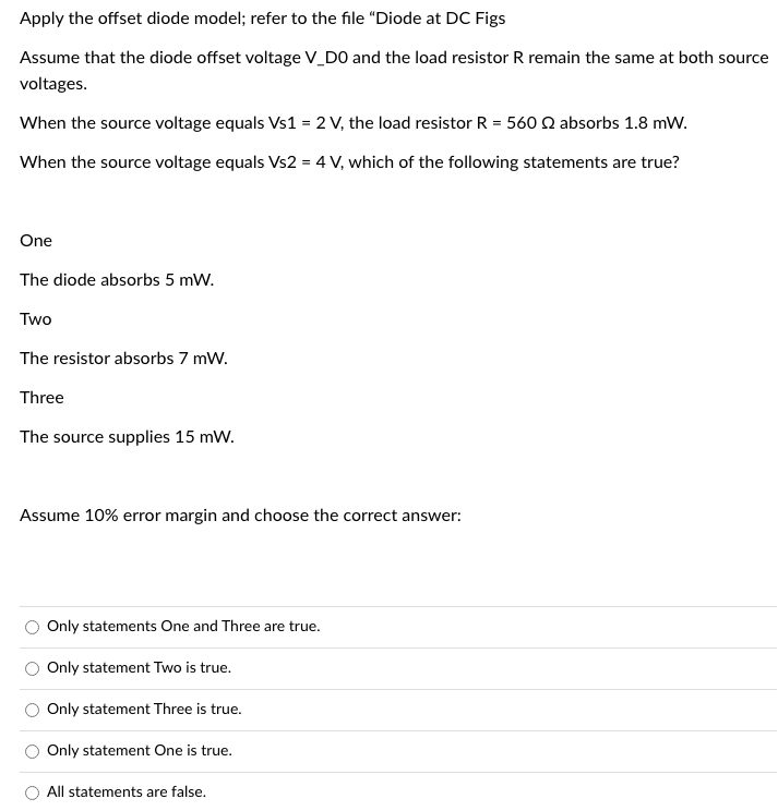 Solved Offset Model for Diodes is Very Simple Current Ір Ір | Chegg.com