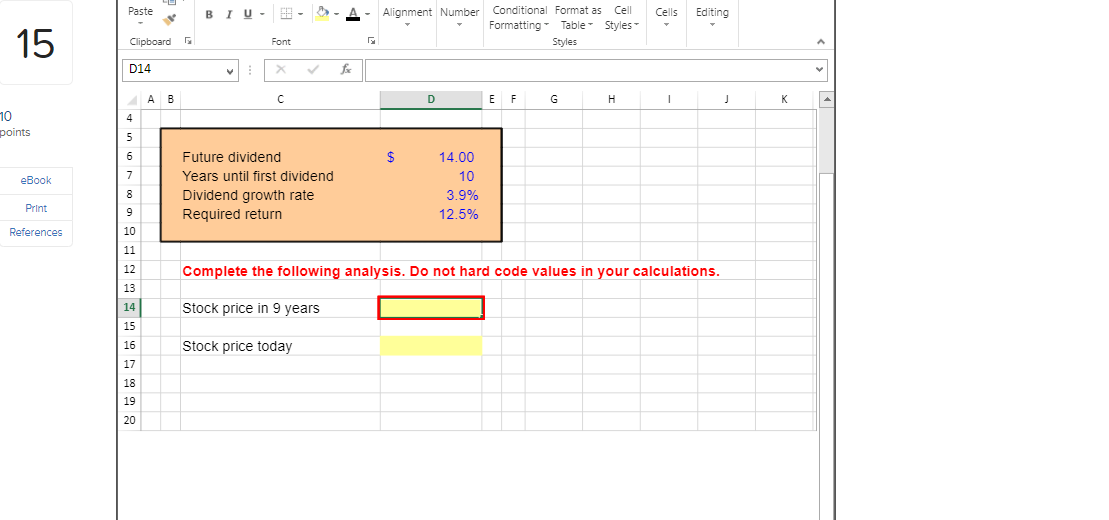 Solved Paste BIU - PE A- Alignment Number Cells Editing | Chegg.com