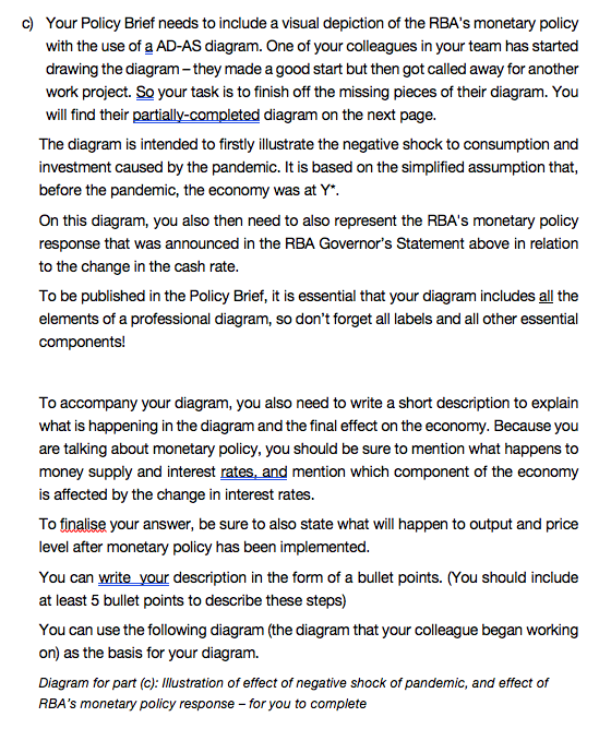 c) Your Policy Brief needs to include a visual | Chegg.com