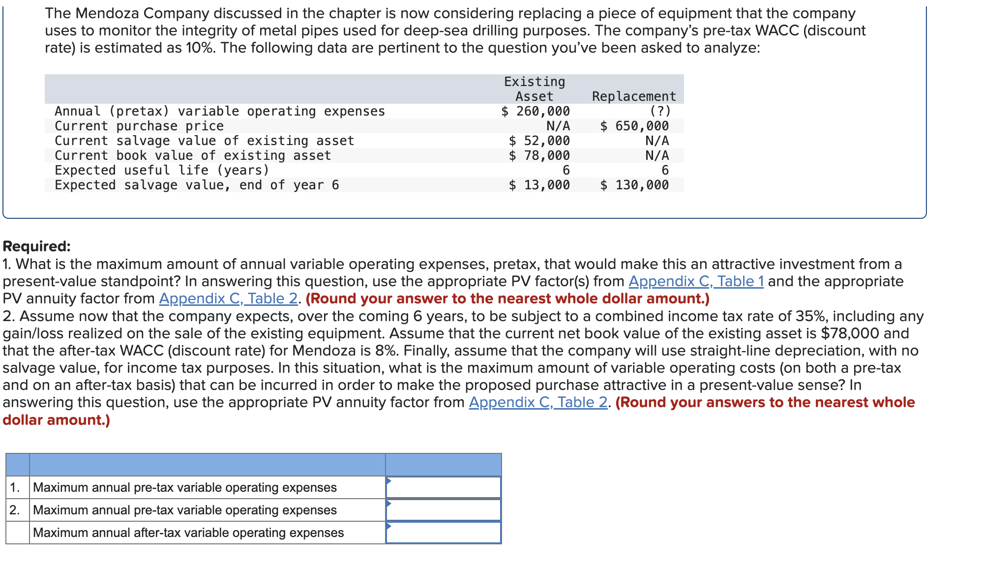 Note: The present value (PV) factor for N periods and | Chegg.com