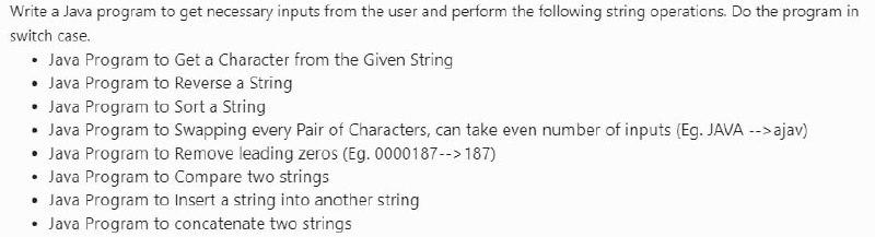 Solved Write A Java Program To Get Necessary Inputs From The 6602