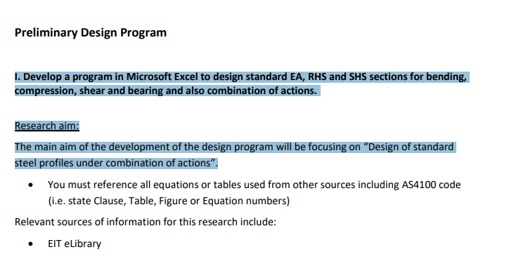 Solved Preliminary Design Program I. Develop a program in | Chegg.com