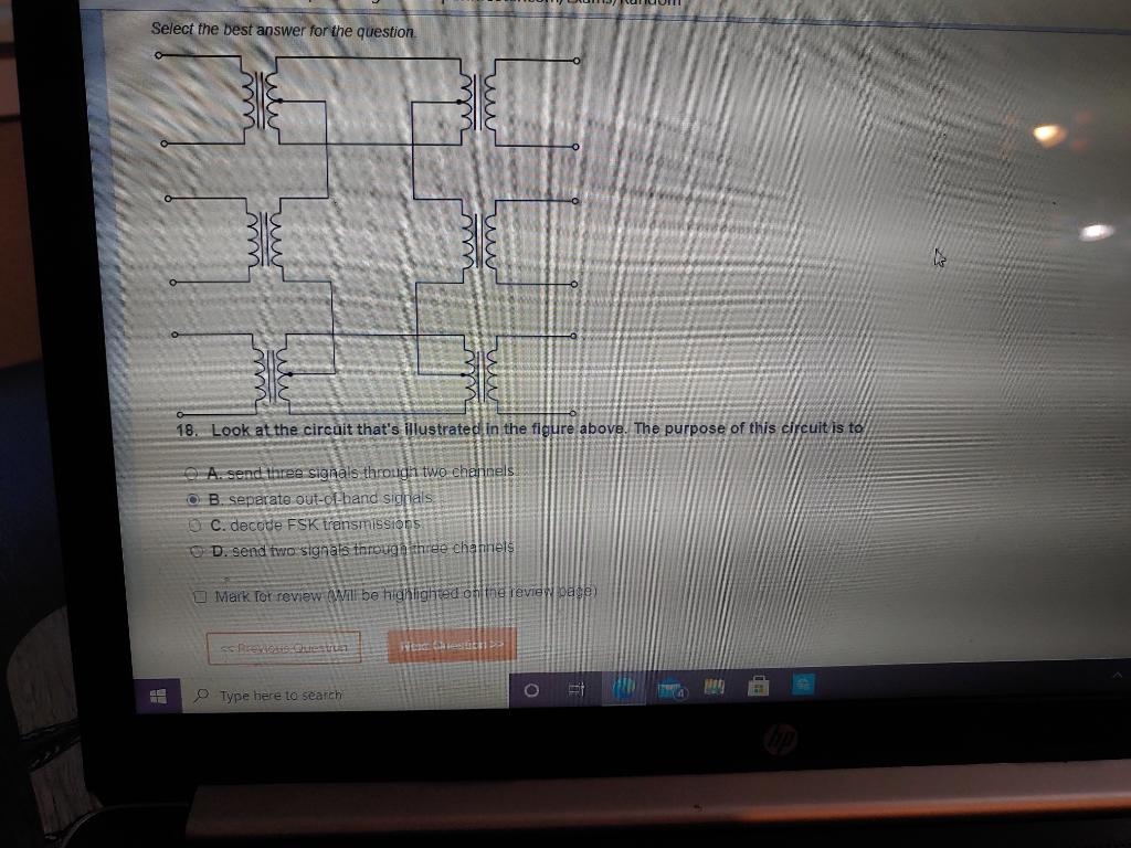 Solved Select the best answer for the question 18. Look at | Chegg.com