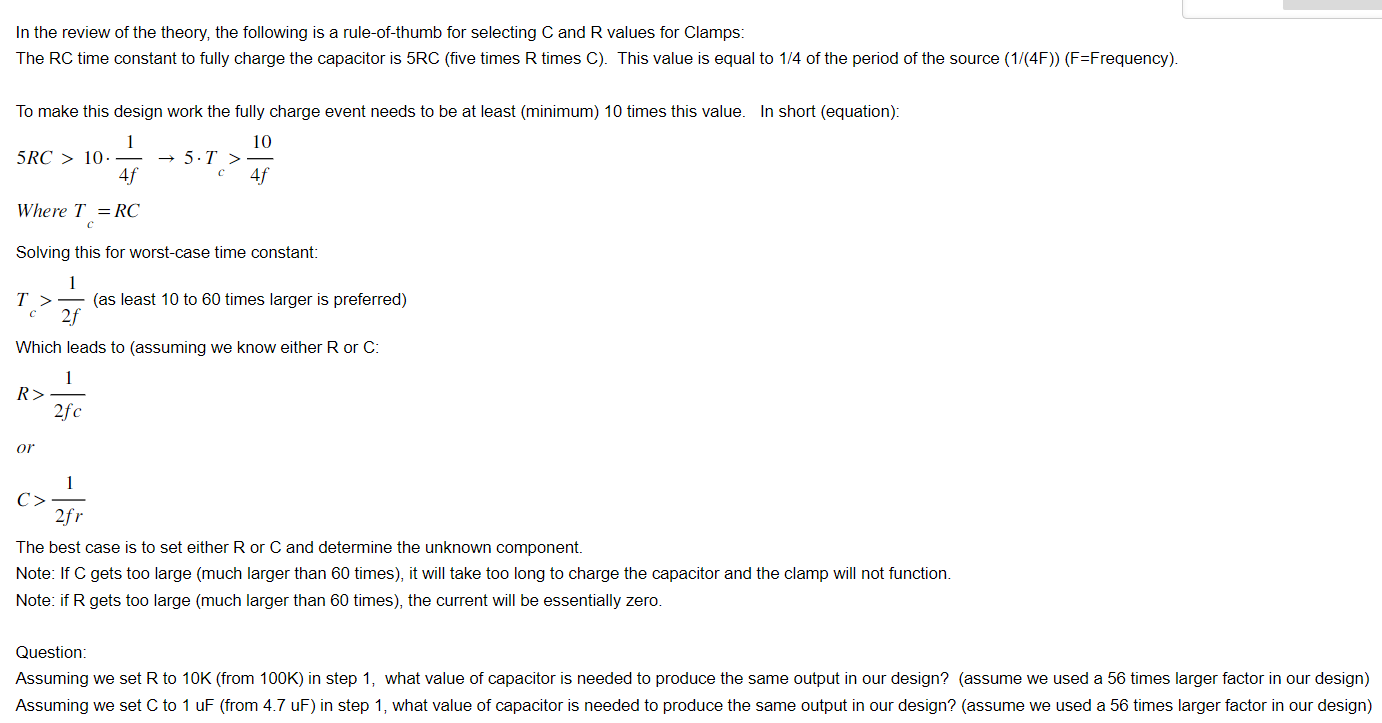 Solved In the review of the theory, the following is a | Chegg.com