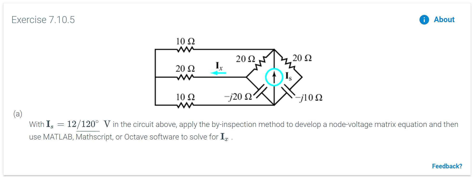Solved Exercise 7.10.5 i About 1022 2012 20 22 2012 I X I. | Chegg.com