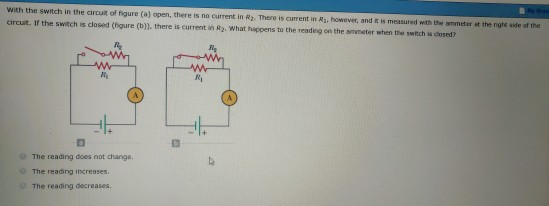 Solved With the switch in the circuit of figure (a) open, | Chegg.com