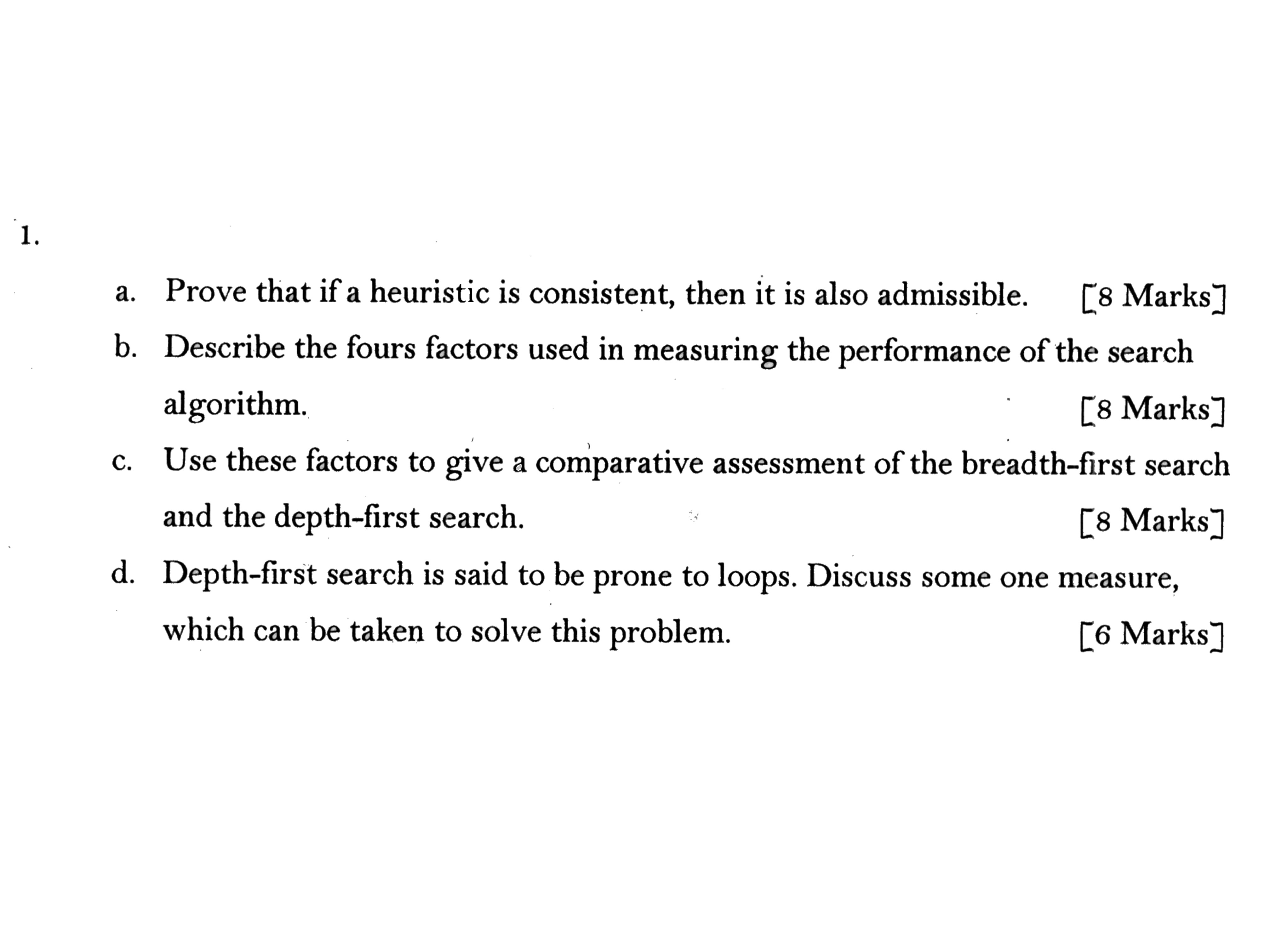 Solved a. ﻿Prove that if a heuristic is consistent, then it | Chegg.com
