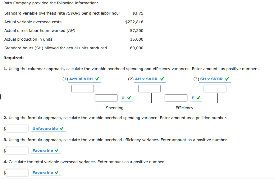 Solved Rath Company provided the following information: | Chegg.com