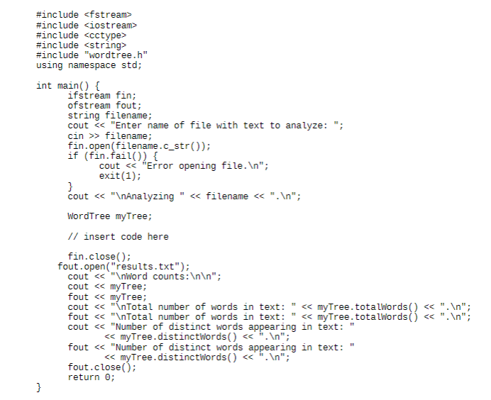 Solved In this assignment, you are to write a program that | Chegg.com