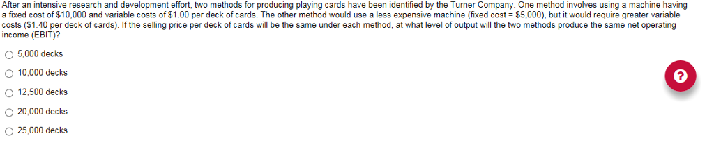 Solved After an intensive research and development effort, | Chegg.com