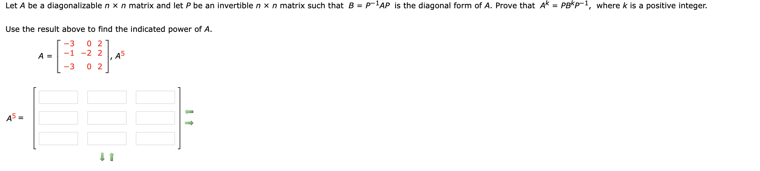 Solved Let A be a diagonalizable n x n matrix and let P be | Chegg.com