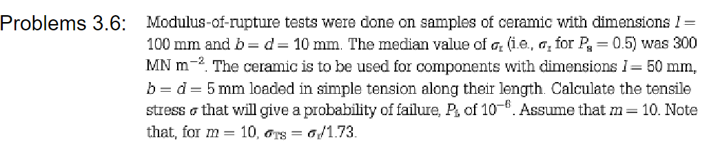 Solved Modulus-of-rupture tests were done on samples of | Chegg.com