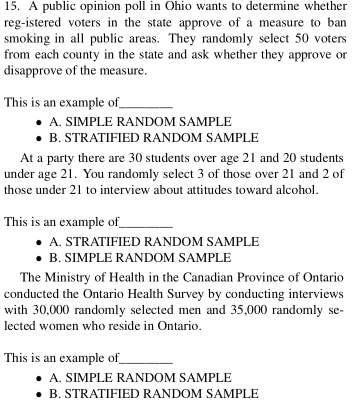 Solved 15. A public opinion poll in Ohio wants to determine | Chegg.com