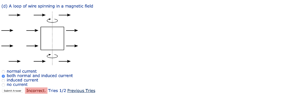 Solved Which types of currents are involved in the following | Chegg.com