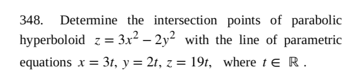 Solved 348. Determine the intersection points of parabolic | Chegg.com