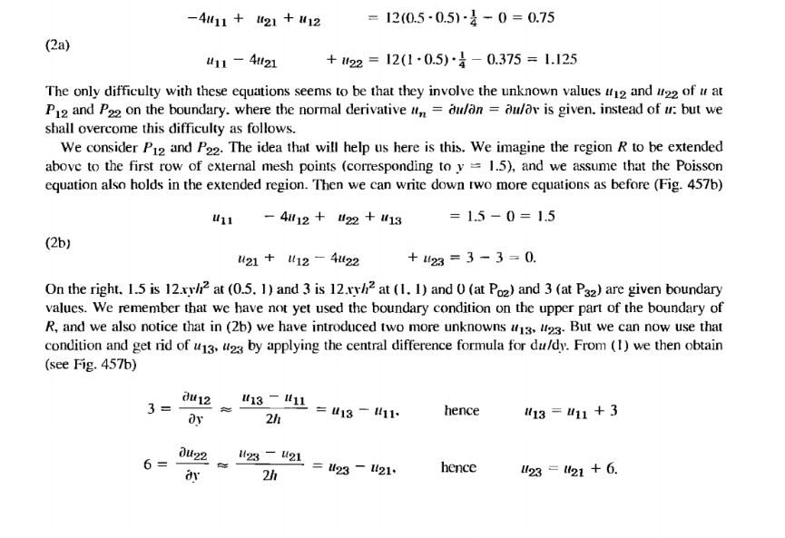 EXAMPLE 1 Mixed Boundary Value Problem for a Poisson | Chegg.com