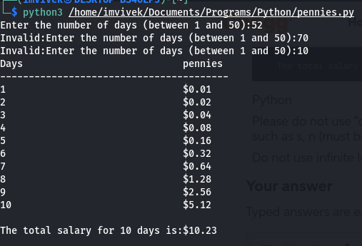 Solved Please re-make without using an infinite loop. keep | Chegg.com