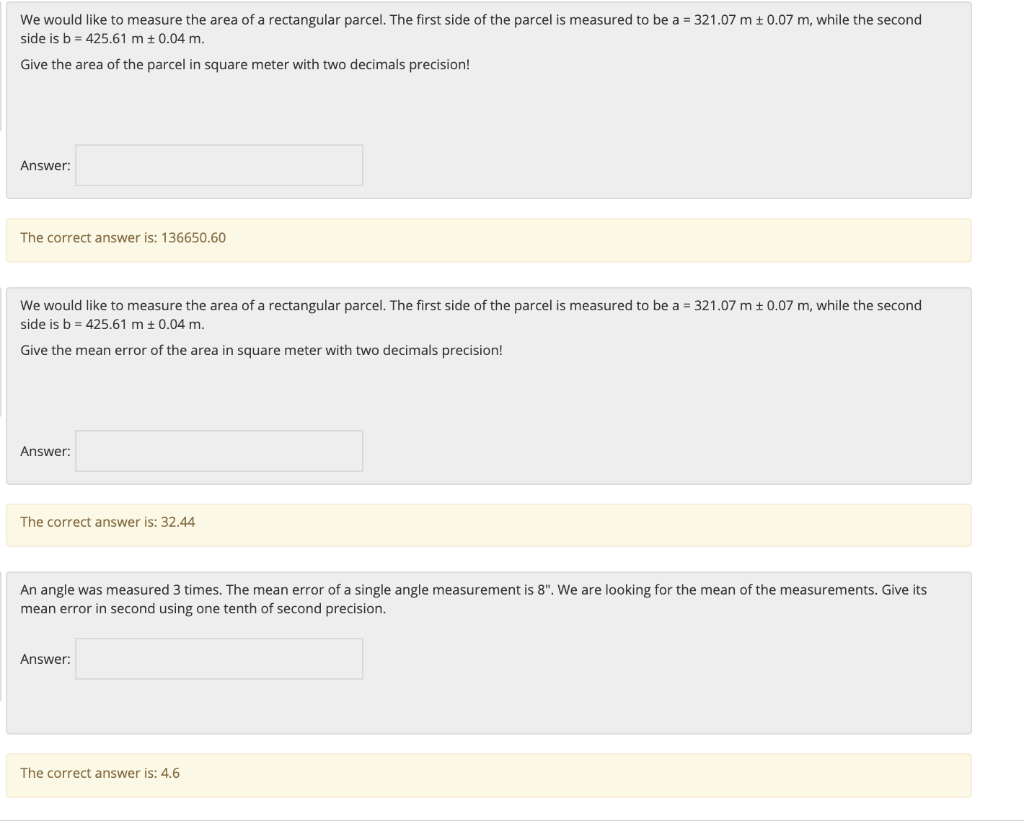 Solved We would like to measure the area of a rectangular | Chegg.com